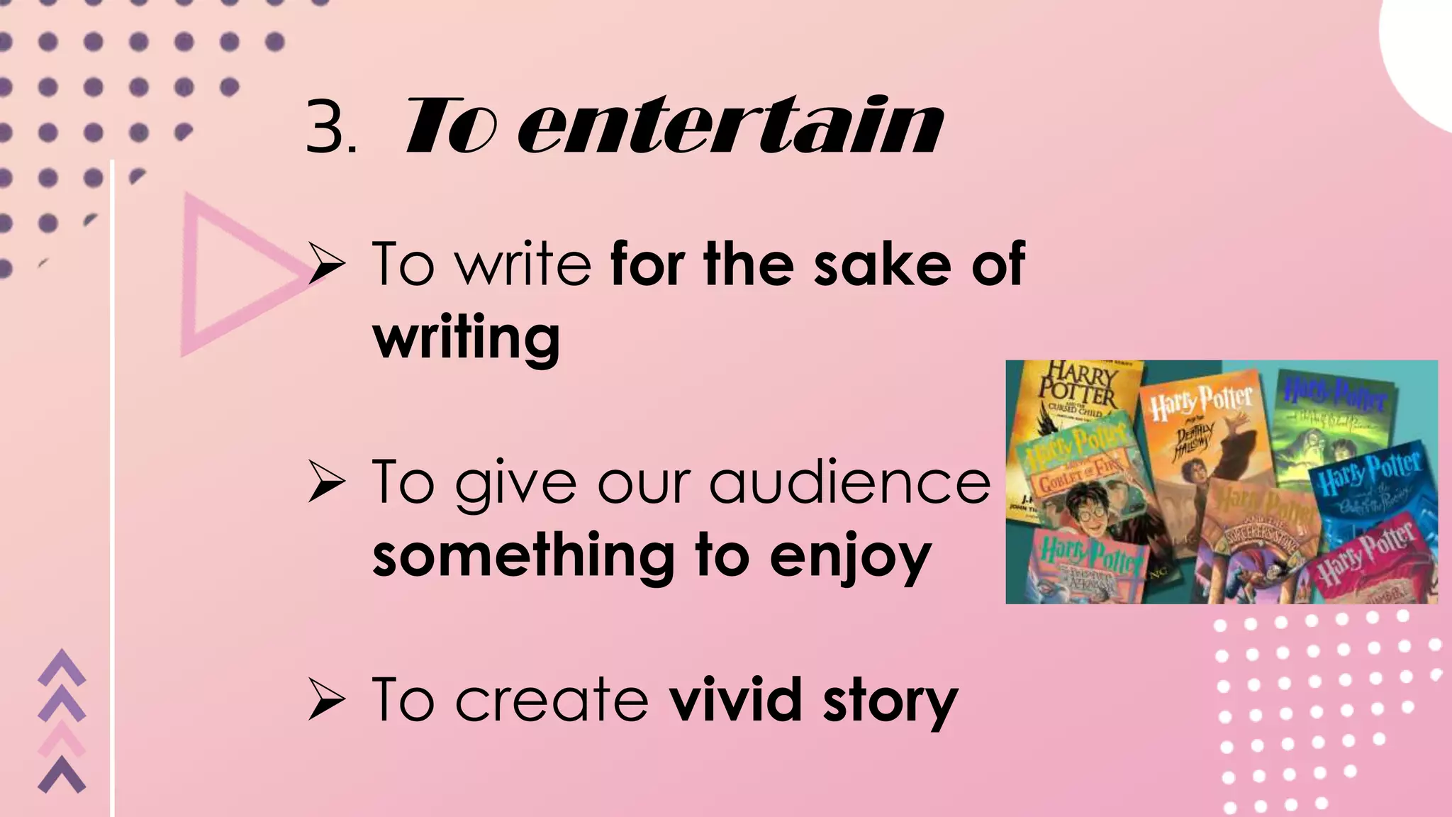 Understanding Common Purposes of Writing | PPTX