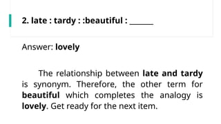 ENG7Q1L5-Supplying Words or Expressions that Complete an Analogy.pptx