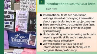 ENG 7 Q4 EN7INF-IV-13 Compose the informational text based on the ...