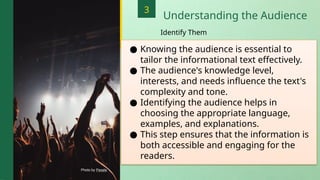 ENG 7 Q4 EN7INF-IV-13 Compose the informational text based on the ...