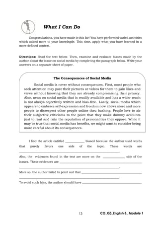 ENG8-Q3-MODULE1.pdf learning module for English 8 | PDF