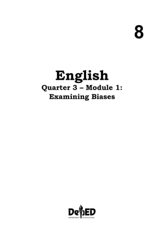 ENG8-Q3-MODULE1.pdf learning module for English 8 | PDF
