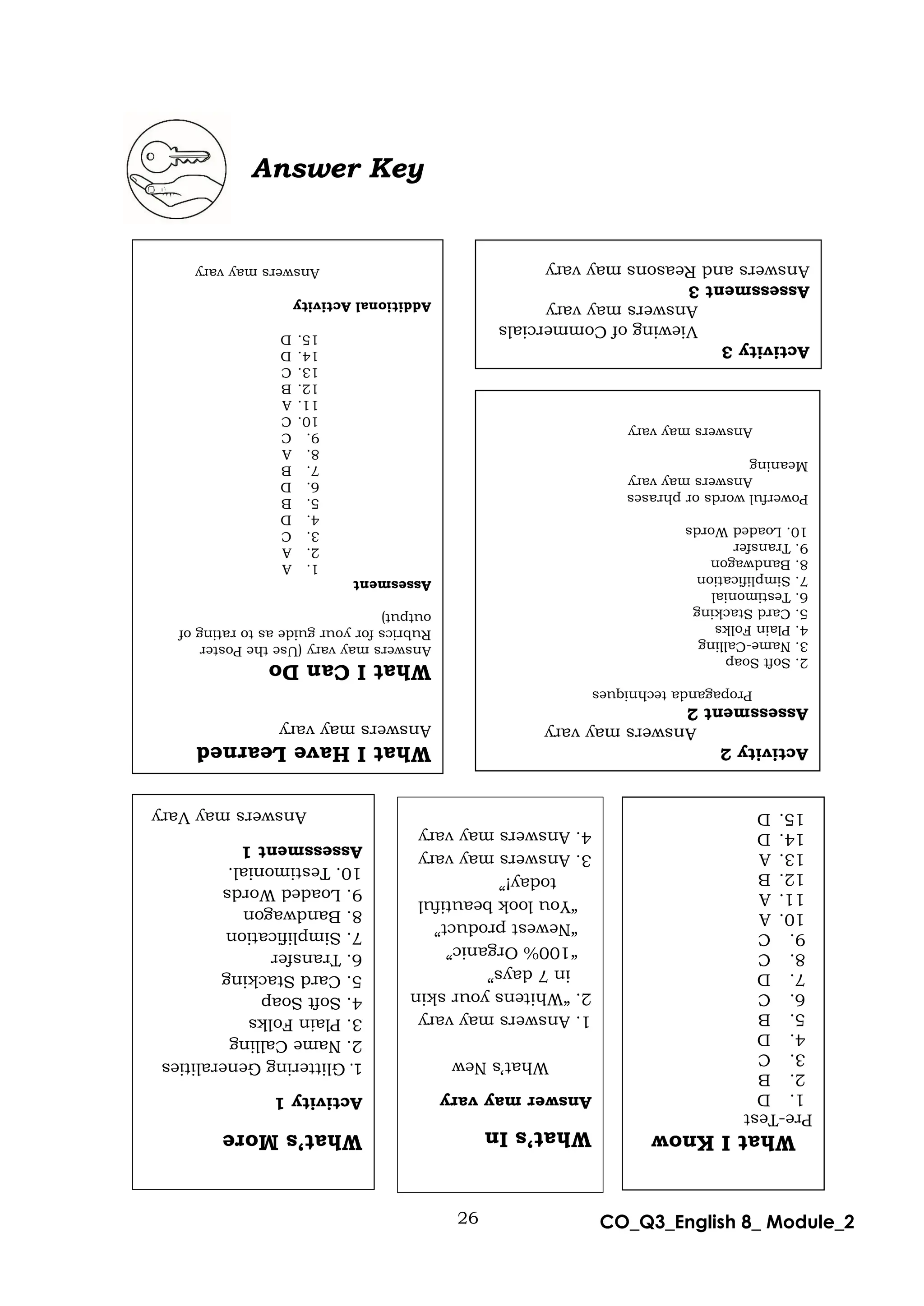 ENG8-Q3-MODULE2.pdf learning module for English 8 | PDF