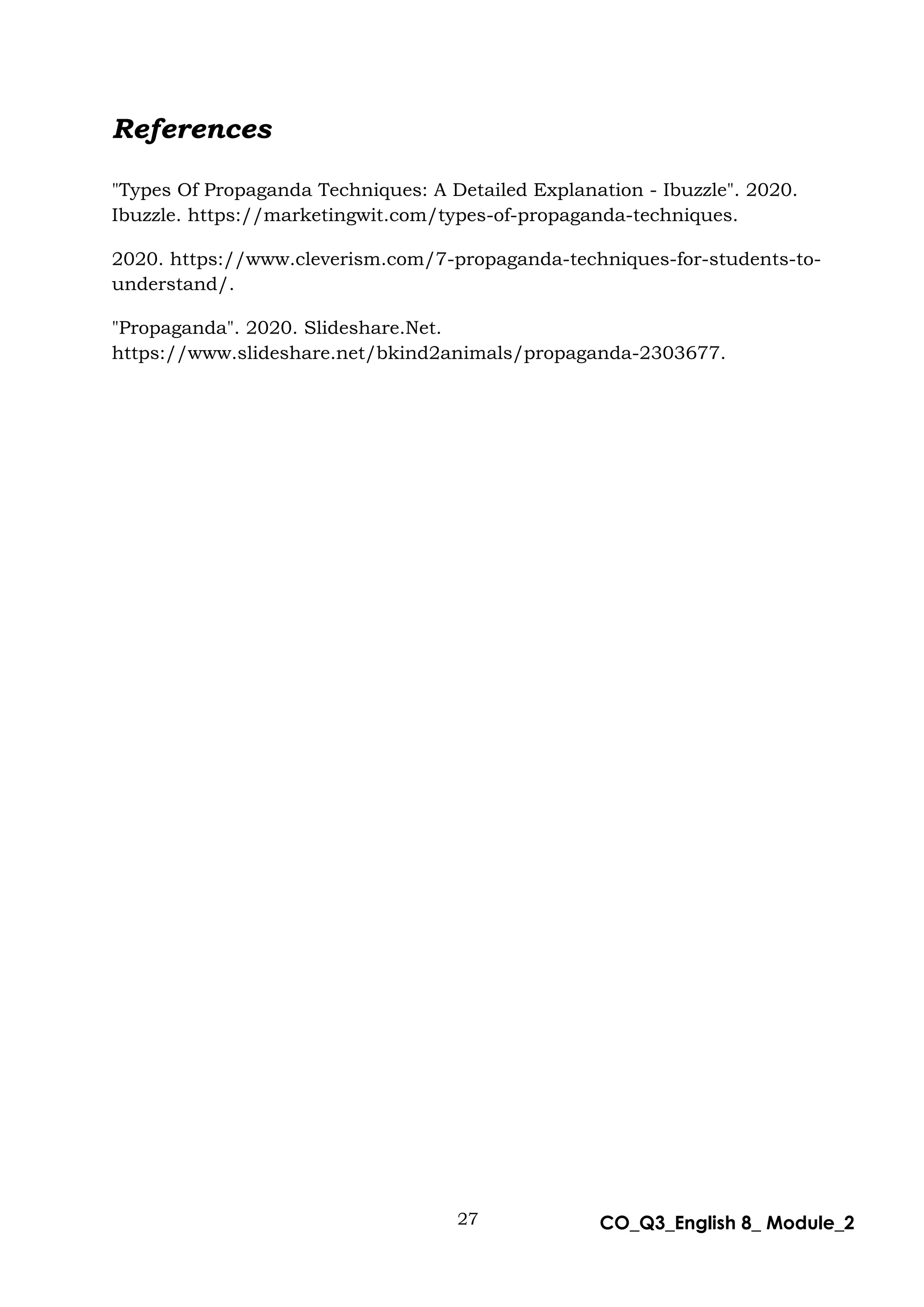 ENG8-Q3-MODULE2.pdf learning module for English 8 | PDF