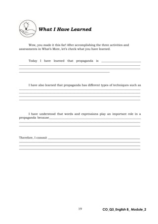 ENG8-Q3-MODULE2.pdf learning module for English 8 | PDF