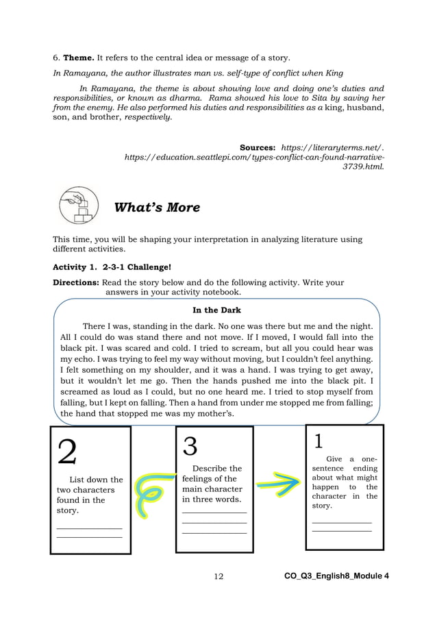 ENG8-Q3-MODULE4.pdf learning module for English 8 | PDF