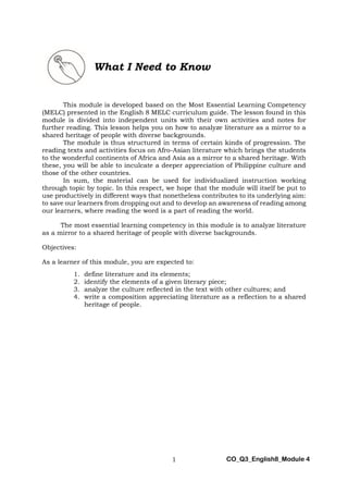 ENG8-Q3-MODULE4.pdf learning module for English 8 | PDF