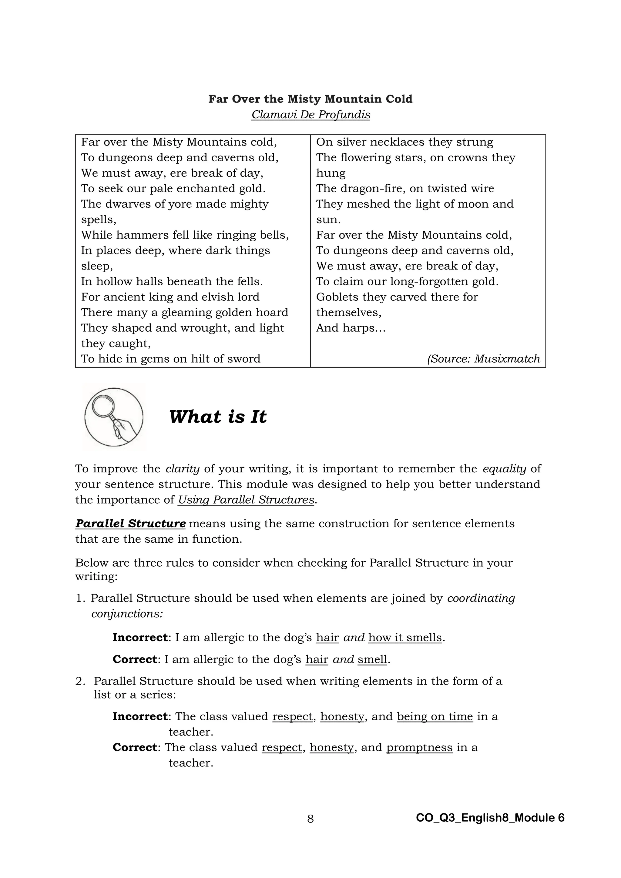 ENG8-Q3-MODULE6.pdf learning module for English 8 | PDF