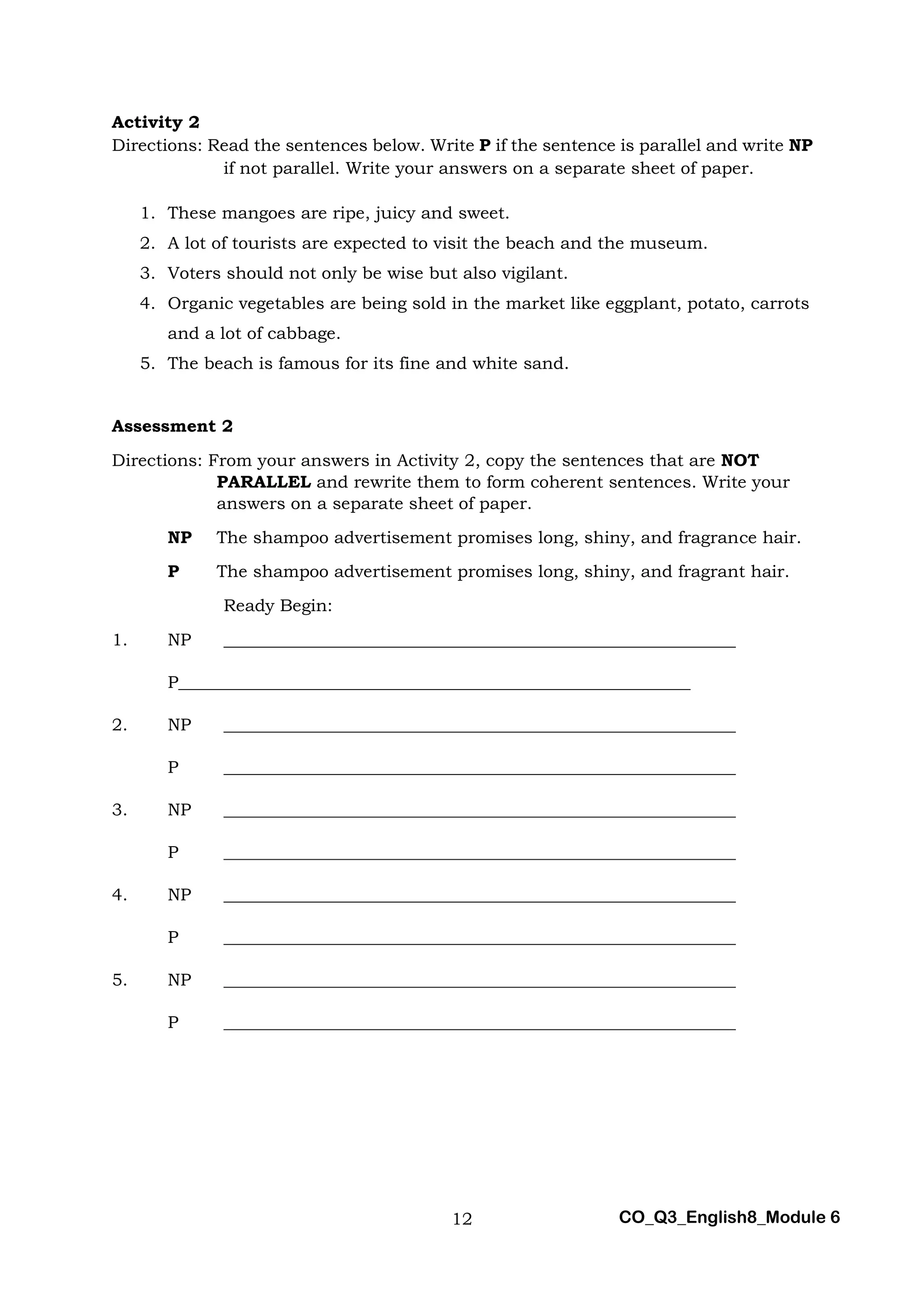 ENG8-Q3-MODULE6.pdf learning module for English 8 | PDF