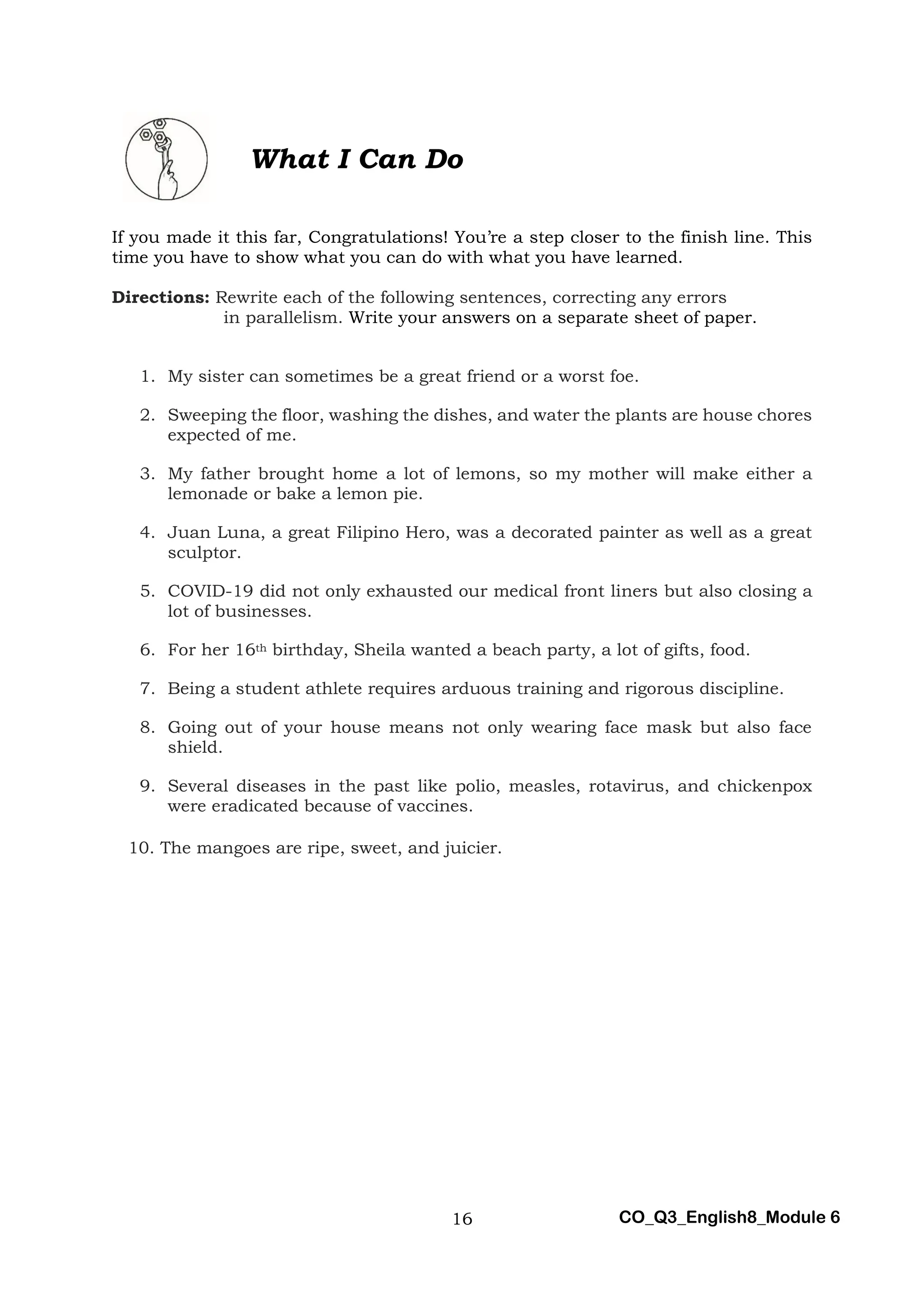 ENG8-Q3-MODULE6.pdf learning module for English 8 | PDF