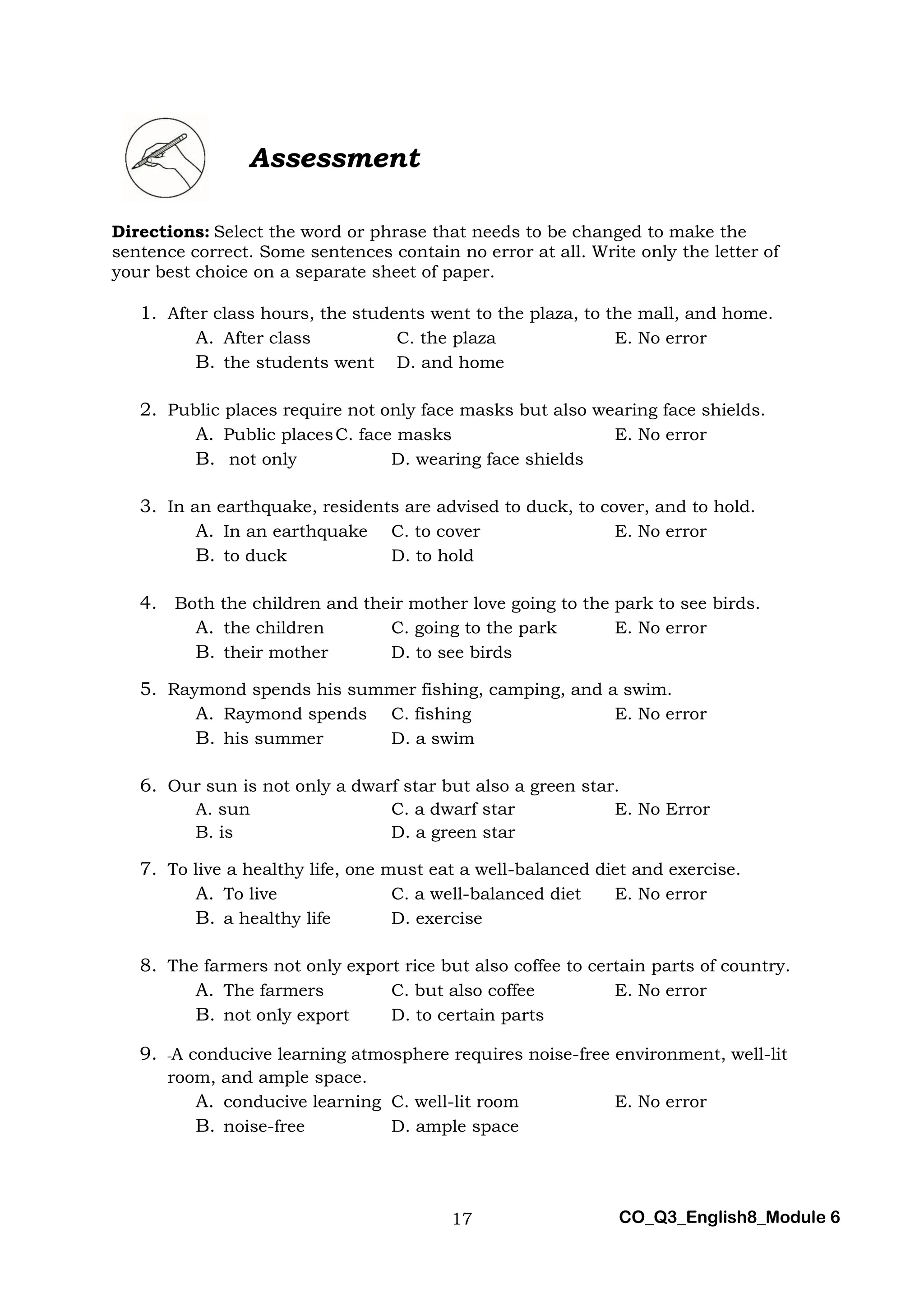 ENG8-Q3-MODULE6.pdf learning module for English 8 | PDF