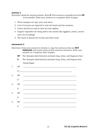 ENG8-Q3-MODULE6.pdf learning module for English 8 | PDF