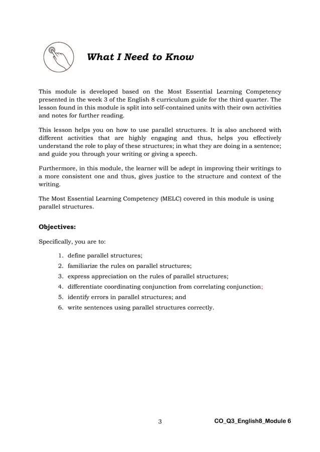 ENG8-Q3-MODULE6.pdf learning module for English 8 | PDF ENG8-Q3-MODULE6.pdf learning module for English 8 | PDF