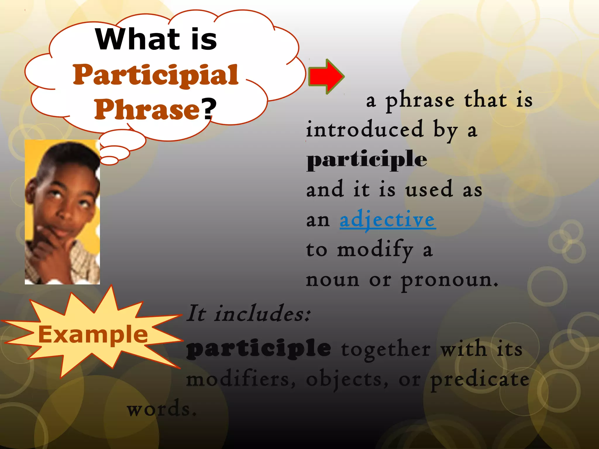 Eng8 participial phrase (1) | PPT