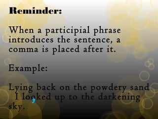 Eng8 participial phrase (1) | PPT