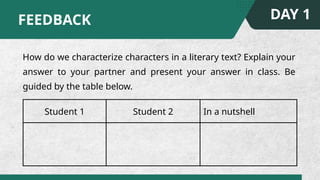 QUARTER 1 WEEK 2 PLOT, POV AND CONFLICTS | PPTX
