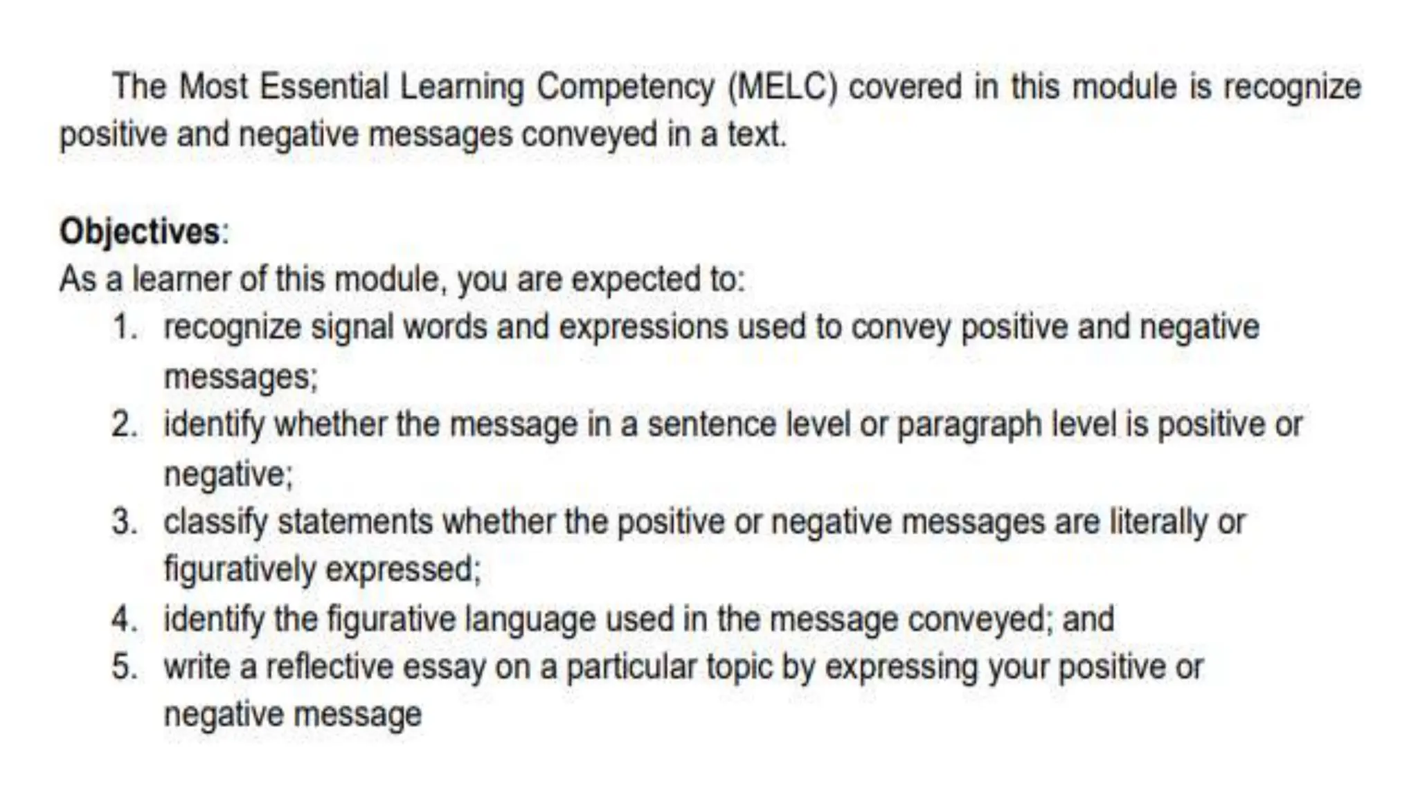 Eng8_Q2_Recognizing Positive and Negative message conveyed in text.pptx