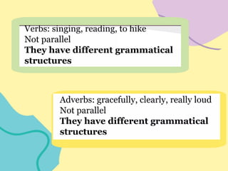 English 8 Quarter 3 Module 6.pptx Using Parallel Structures | PPTX ...