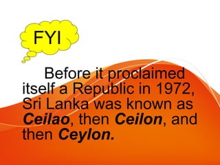 Eng8 the sri lankan mystique | PPT