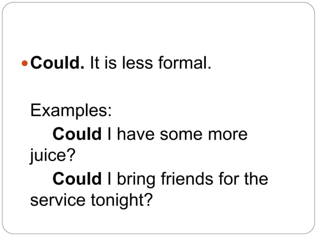 Express permission, obligation, and prohibition in using modals | PPTX