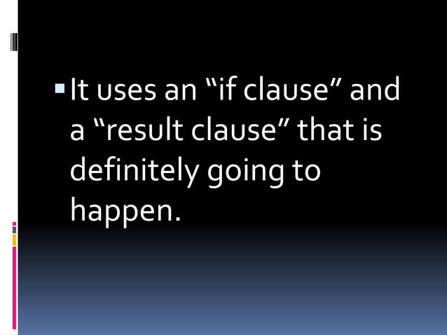 Use conditionals in expressing arguments. | PPTX | Programming Languages | Computing