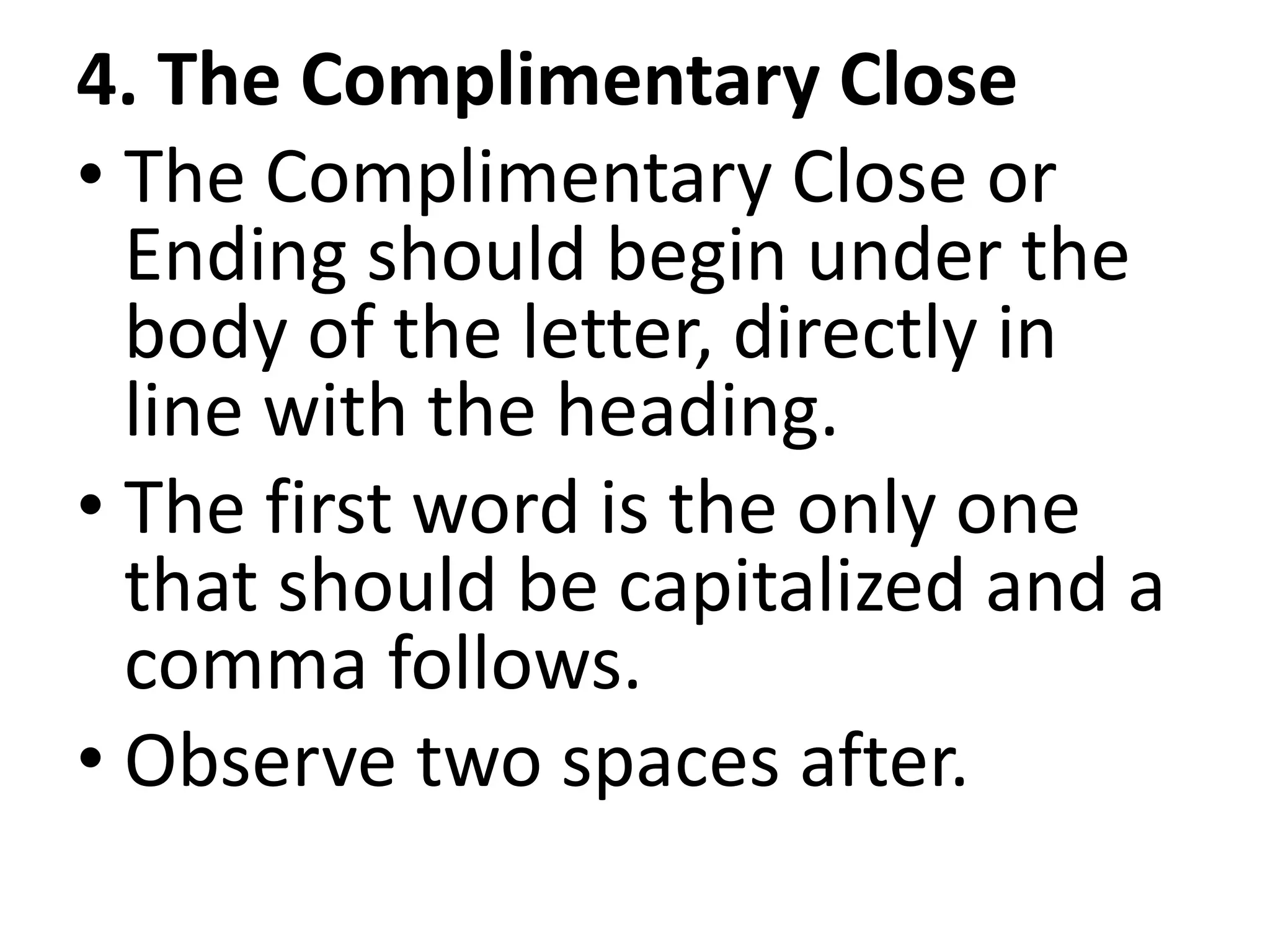 Writing A Letter: The different Parts of A Letter and Tips on How to ...