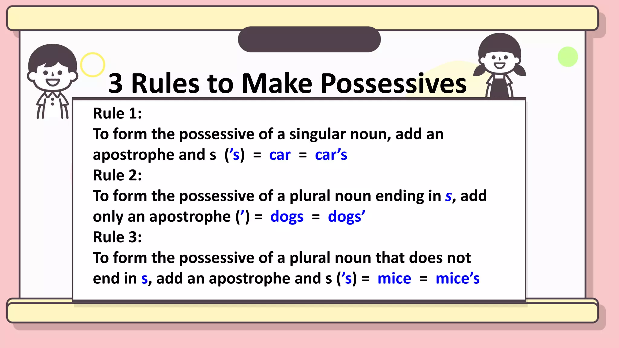 Eng 9 - Possessive Nouns.pptx