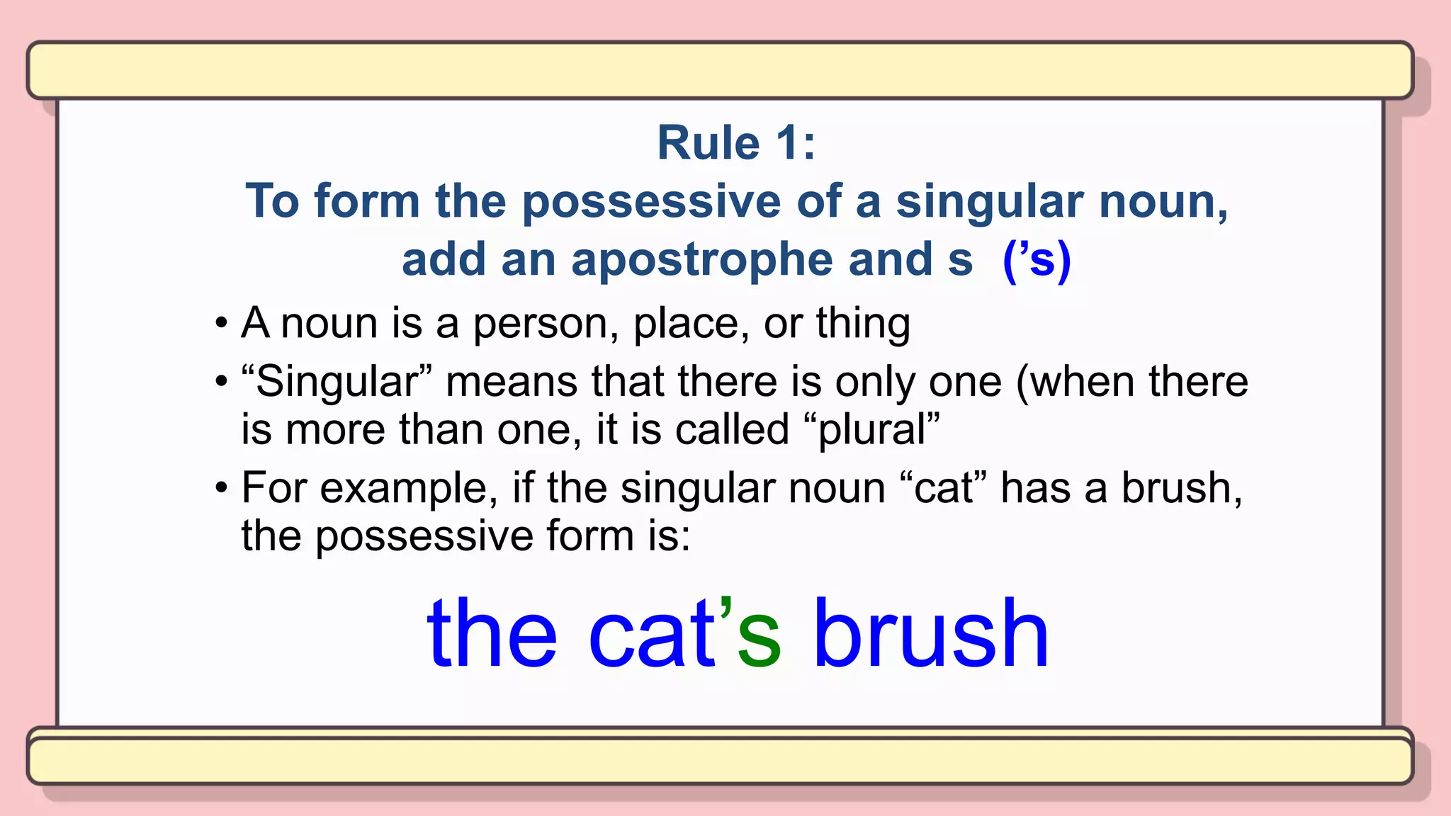 Eng 9 - Possessive Nouns.pptx