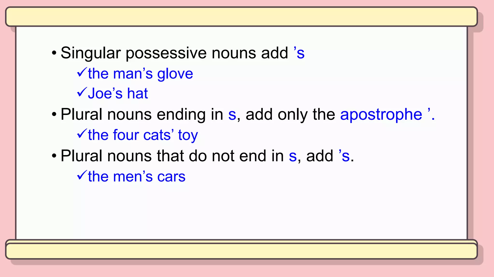 Eng 9 - Possessive Nouns.pptx