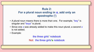 Eng 9 - Possessive Nouns.pptx