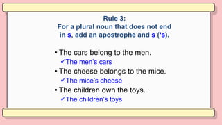 Eng 9 - Possessive Nouns.pptx
