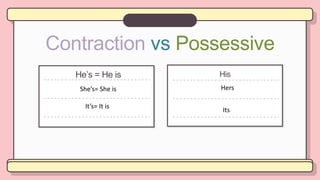 Eng 9 - Possessive Nouns.pptx