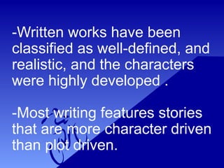 Eng9 contemporary period (the quarrel) | PPT