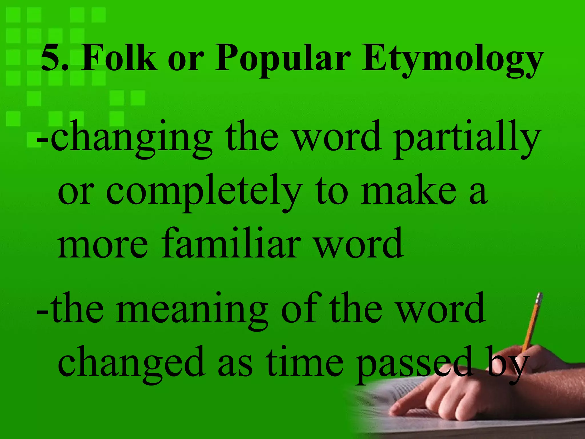 Eng9 determining word origins | PPT