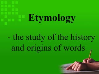 Eng9 determining word origins | PPT