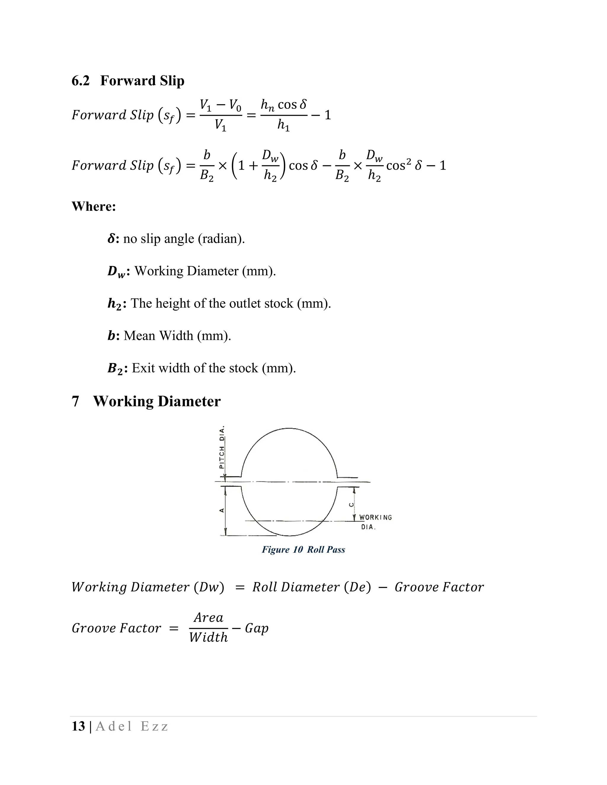 Comprehensive Rolling Mill Equations: Essential Calculations for Draft ...