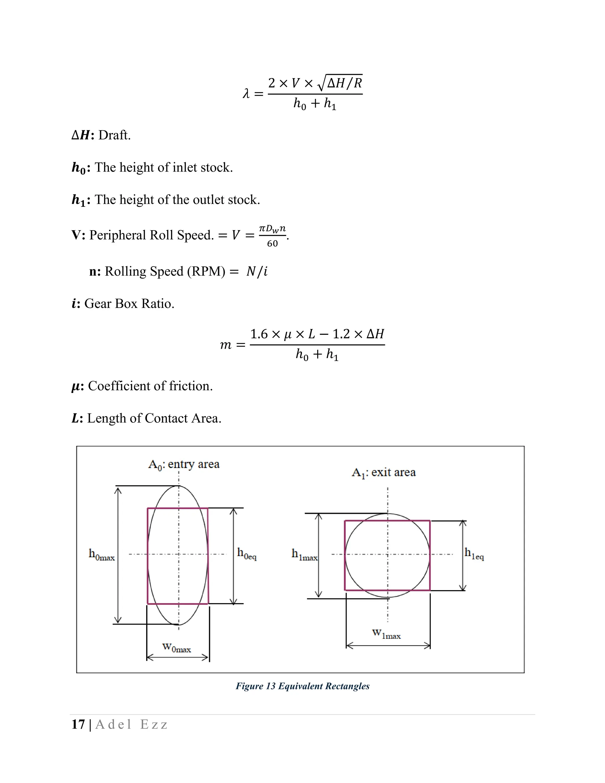 Comprehensive Rolling Mill Equations: Essential Calculations for Draft ...