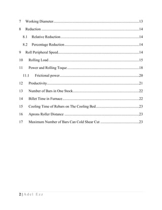 Comprehensive Rolling Mill Equations: Essential Calculations for Draft ...