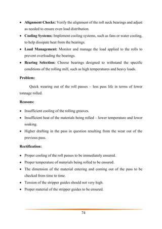 Rolling Mill Process and Principles | PDF