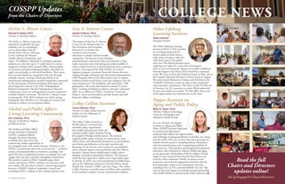FSU COSSPP Engage Magazine 2023-2024 - spread view | PDF