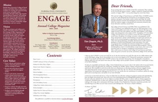 FSU COSSPP Engage Magazine 2023-2024 - spread view | PDF