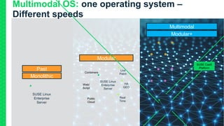 Engage 2019 - SUSE Linux and Container update | PPT