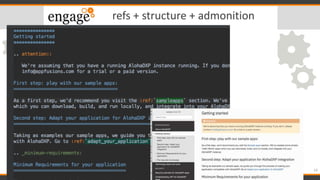 Engage 2019 Software documentation is fun if you have the right tools ...