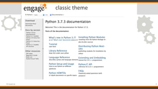 Engage 2019 Software documentation is fun if you have the right tools: Introducing Sphinx | PPTX
