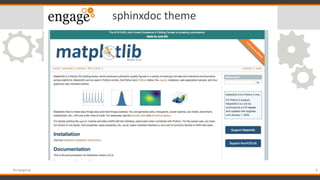 Engage 2019 Software documentation is fun if you have the right tools: Introducing Sphinx | PPTX ...