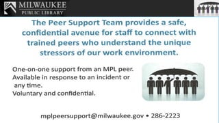 Engaged and Thriving: Building Peer Support Systems for Staff | PDF