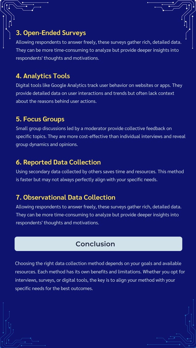Engage in Efficient Data Collection With the Best Data Collection Methods | PDF