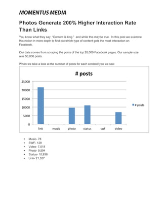 Engagement interaction as a scientific approach to Facebook Marketing | PDF