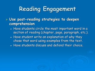 EngagementStrategiesHS.ppt strategy strategies | PPT | Secondary ...