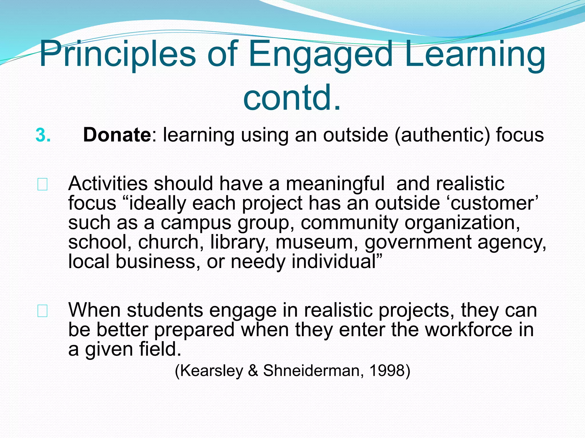 Engagement theory of learning | PPTX